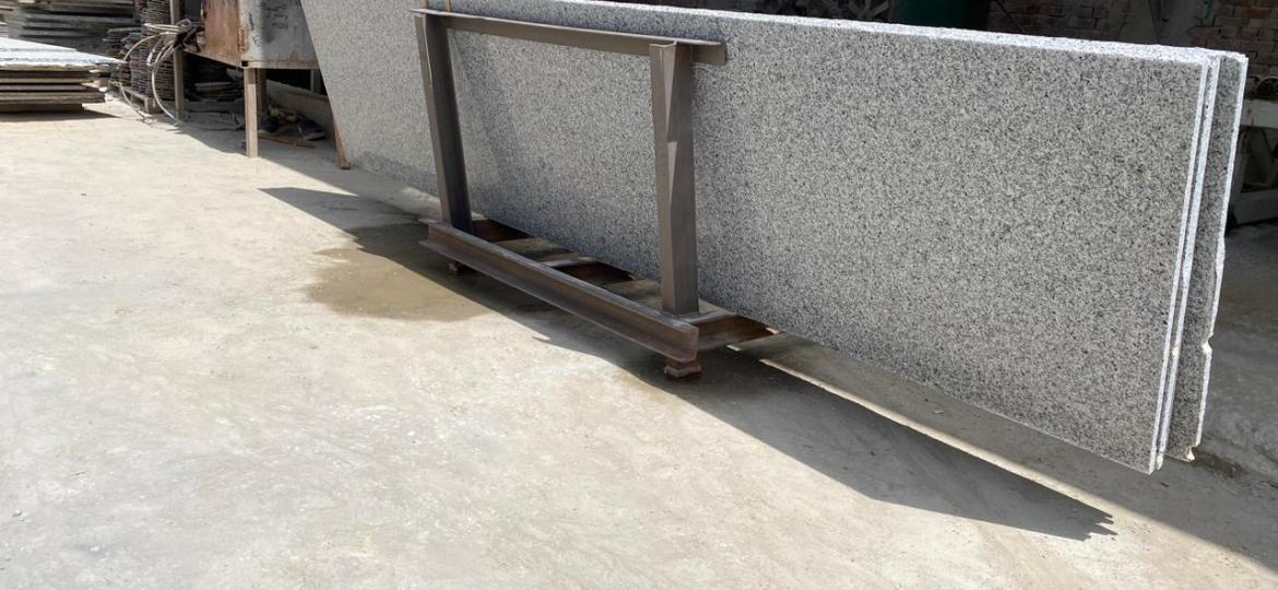 Light grey Granite polished slabs
